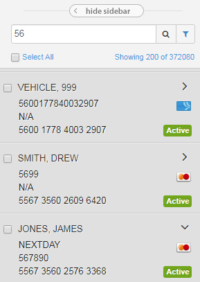 Searching for a Card - Comdata Resource Center