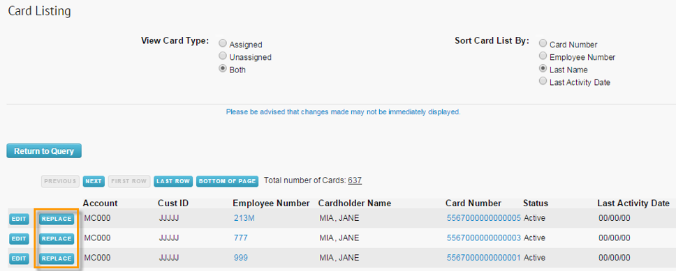 Replacing a Card - Comdata Resource Center