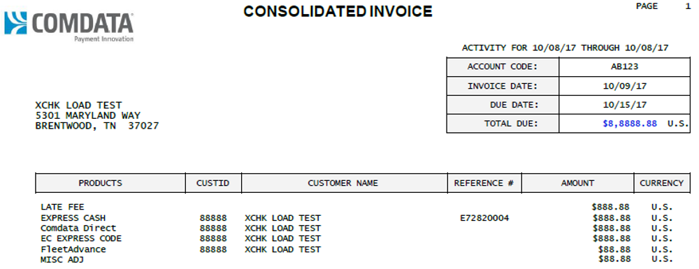 Accessing your Consolidated Invoice - Fleet - Comdata Resource Center Accessing your Consolidated Invoice - Fleet - Comdata Resource Center