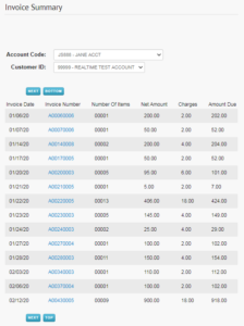 View Invoice Summary - Comdata Resource Center
