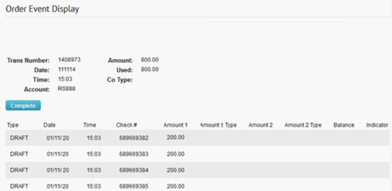 Display Code Activity - Comdata Resource Center