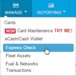 Retrieve an Express Code - Comdata Resource Center