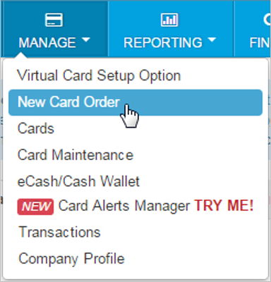 New Card Ordering: Ordering a Mastercard - Comdata Resource Center