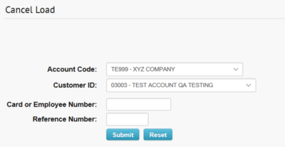 Cancel a Load - Comdata Resource Center