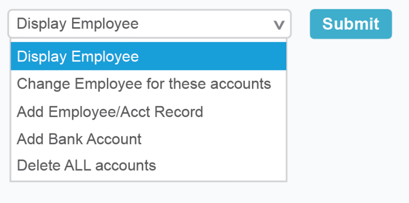 Perform Direct Deposit Record Maintenance - Comdata Resource Center