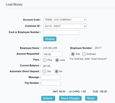 Load Money with Express Cash - Comdata Resource Center