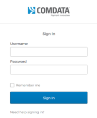 Log into ICD - Comdata Resource Center