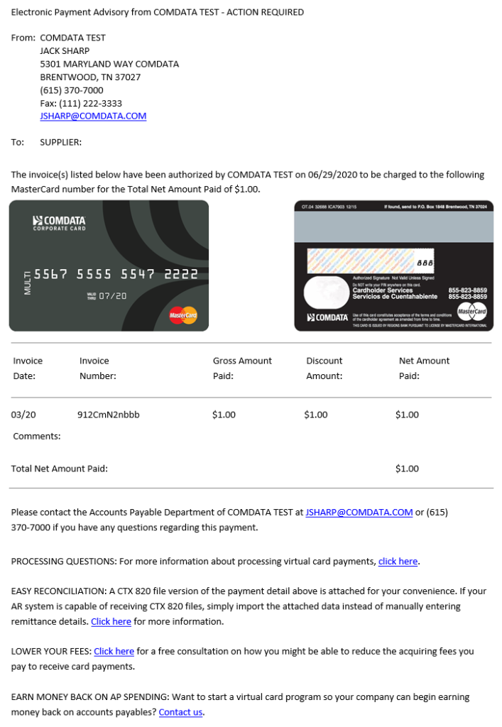 Remittance Advice Samples - Comdata Resource Center