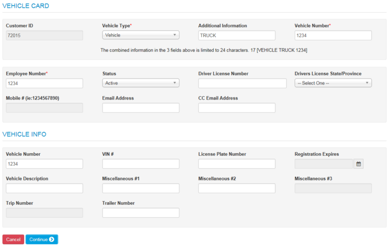 Enroll Cardholders with New Card Order