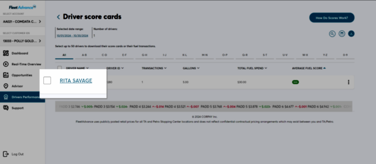 Understanding Driver Performance - Comdata Resource Center