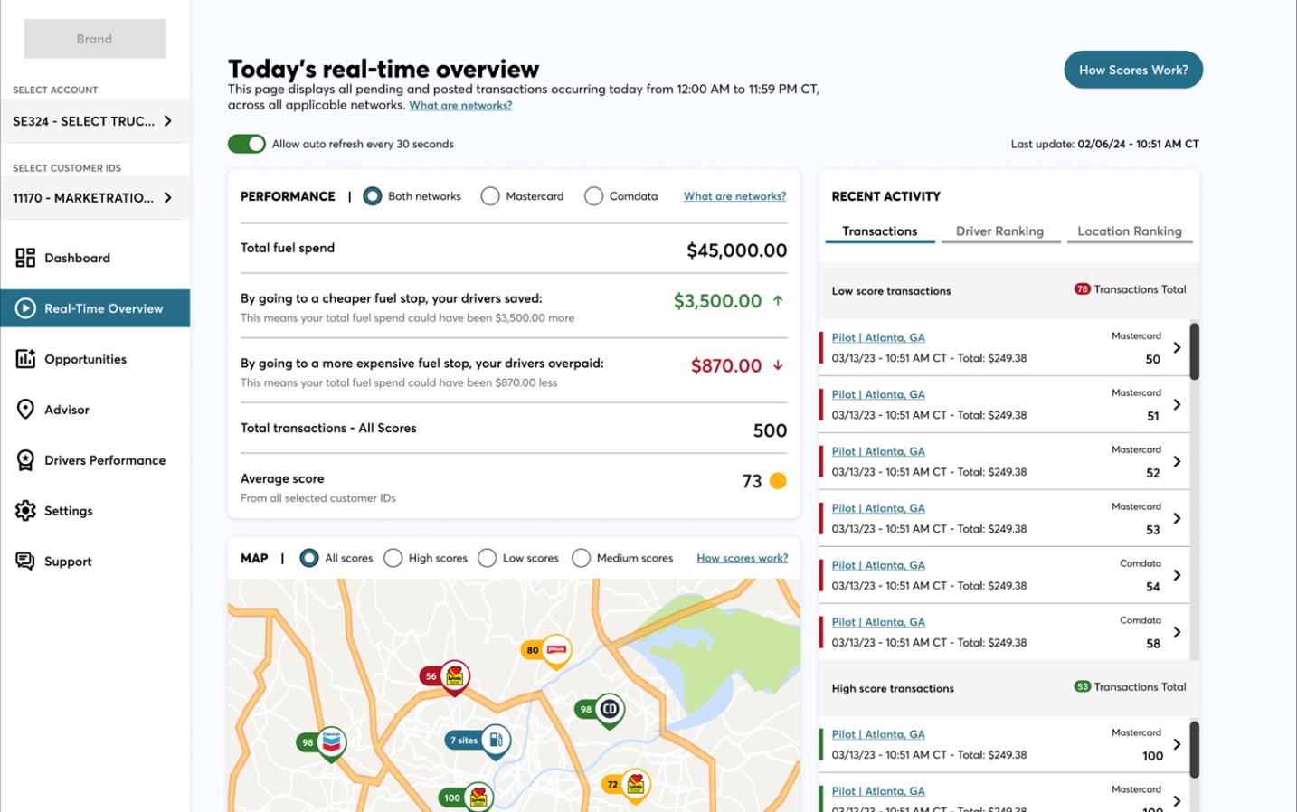 Navigating Real-Time Overview - Comdata Resource Center
