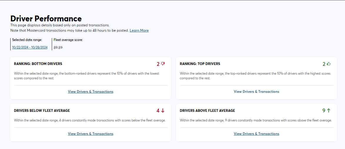 Understanding Driver Performance - Comdata Resource Center